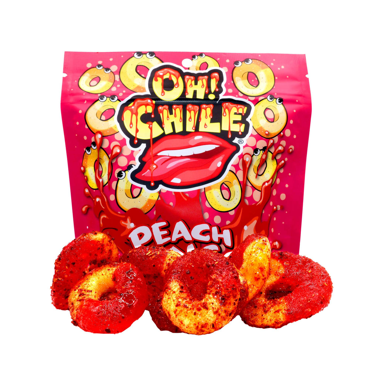 OH! CHILE PEACH RINGS – Candy Palace